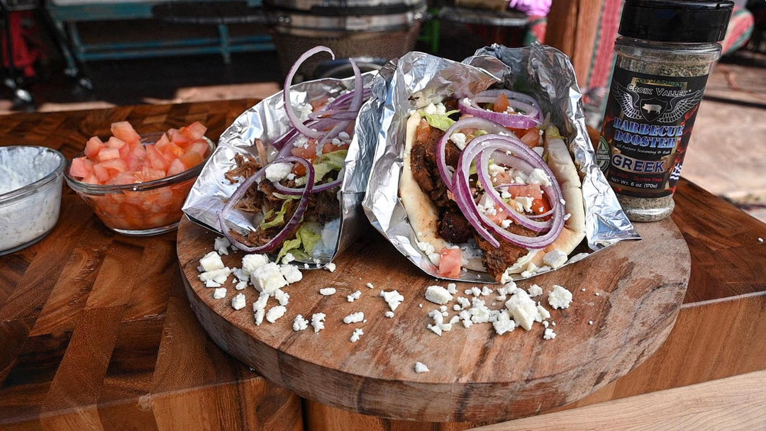 BBQ Gyro Sandwich - Brisket and Pulled Pork - Croix Valley Foods