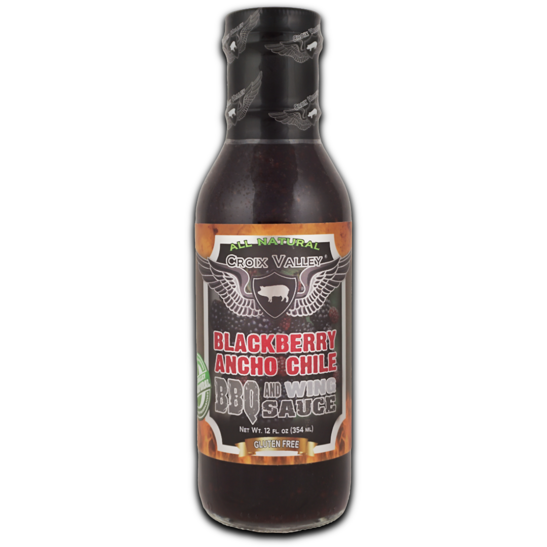 Croix Valley Blackberry Ancho Chile BBQ and Wing Sauce – Croix Valley Foods